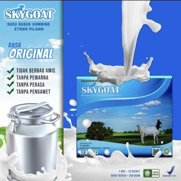 SKYGOAT / SKY GOAT Susu Kambing Etawa 10 sachet | Susu Skygoat Susu ...