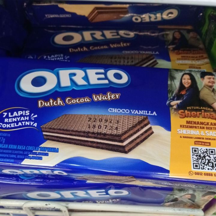 Oreo Dutch Cocoa Wafer Choco Vanila 117g | Lazada Indonesia