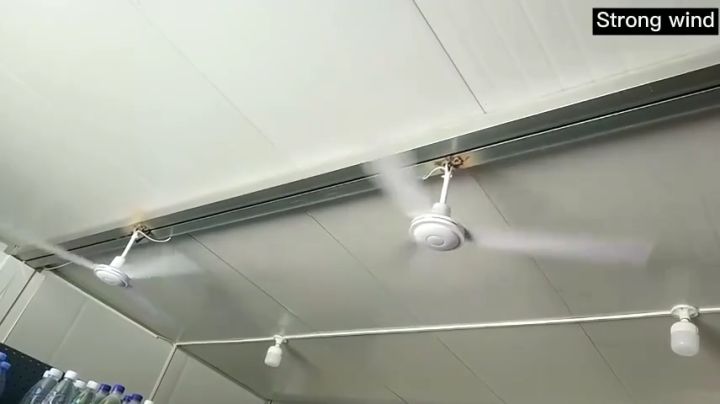 DC 12V Low-voltage Ceiling Hanging Fan Household Camping Electrical Fan ...