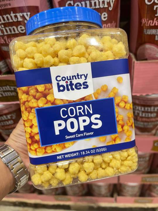 Country Bites Corn Pops Sweet Corn Flavor 520g | Lazada PH