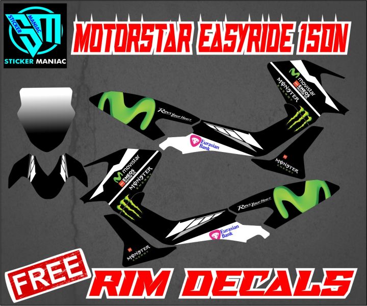 Motorstar Easyride 150n full body decals | Lazada PH