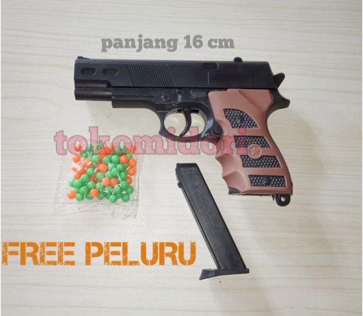 MAINAN anak pistol / tembakan peluru plastik SPRING KOKANG | Lazada ...