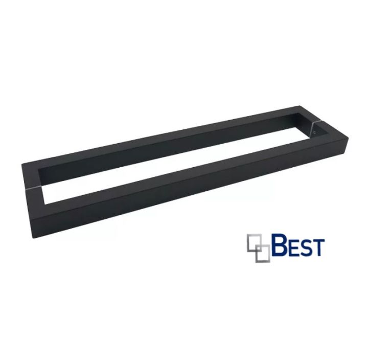 600mm 1200mm Matte Black Tubular Rectangular Square Tube C Type Door ...