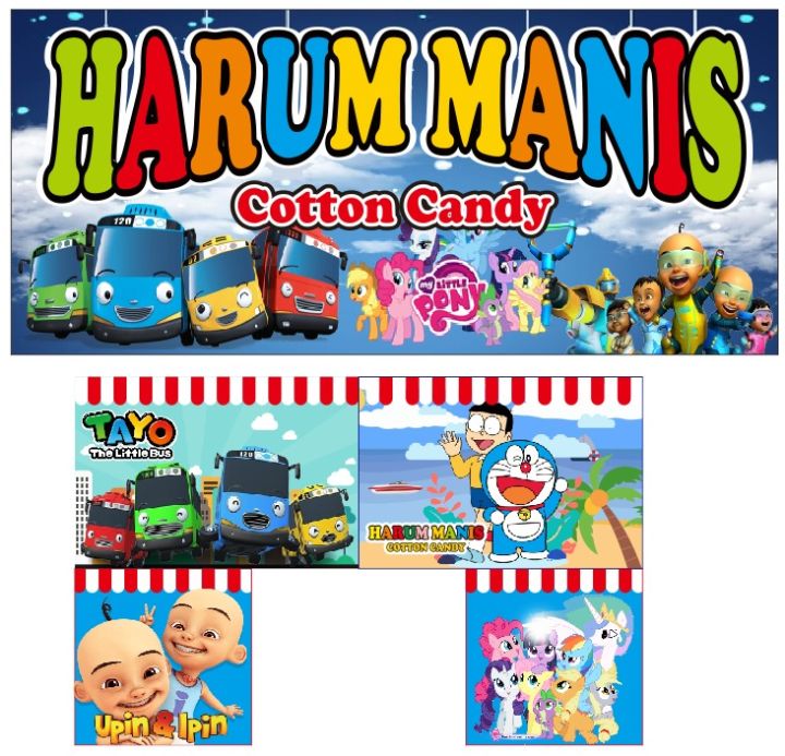 stiker gerobak harumanis 1 set custom | Lazada Indonesia