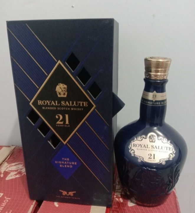Botol bekas Royal salut 21 aesthetic + Box | Lazada Indonesia