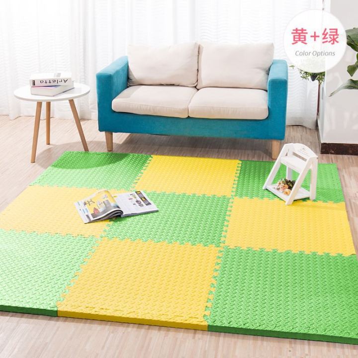 Thảm Tập Thể Dục Trong Nhà Dày 12mm Họa Tiết Lá Nhựa EVA Chống Trượt ...