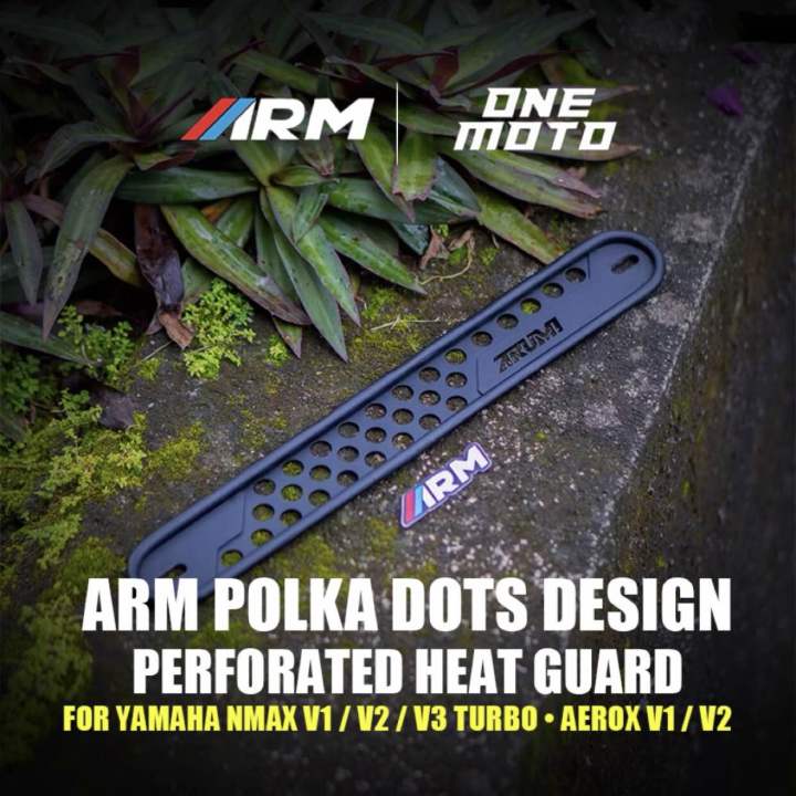 ARM HEAT GUARD POLKA DOTS DESIGN ( For Yamaha Aerox v1 v2 / Nmax v1 v2 ...