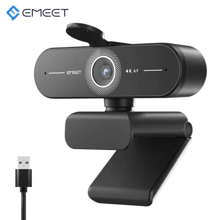 Webcam Ultra HD 4K/2K/1080P Web Camera EMEET C60E Autofocus USB ...