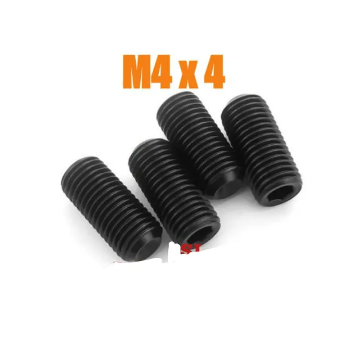 ( 4pcs ) Baja socket set screw m4x4, m4x5, m4x6, m4x8, m4x10, m4x12 ...