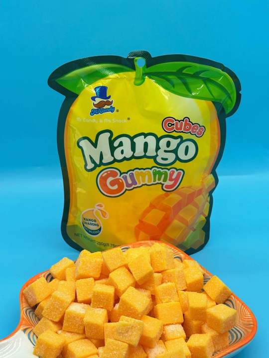 Mango Cubes Gummy Candy 250G | Lazada PH