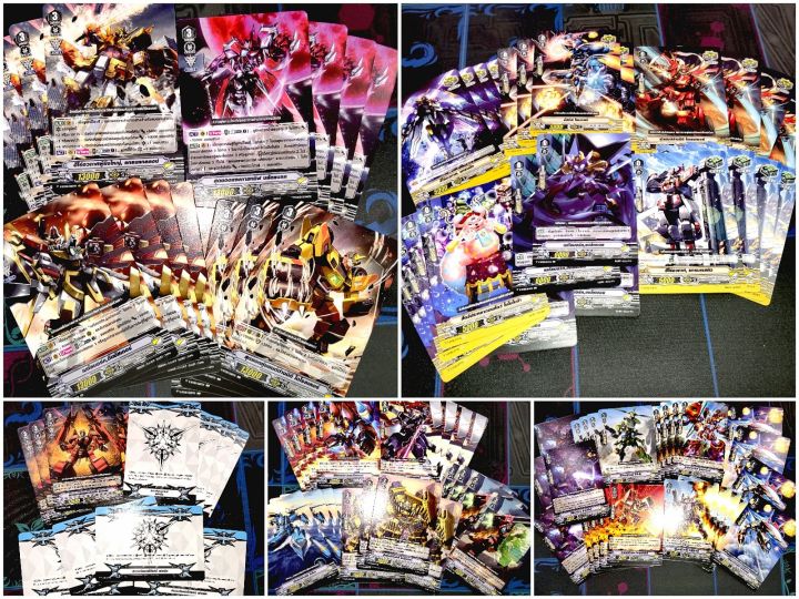 การ์ดเกมแวนการ์ด VGT-V-BT08-2+แยกแคลนไดเมนชั่น ครบทั้งสายแกลล็อป, หุ่นยนต์ต่างมิติ ครบแบบละ×4 ใบ ...