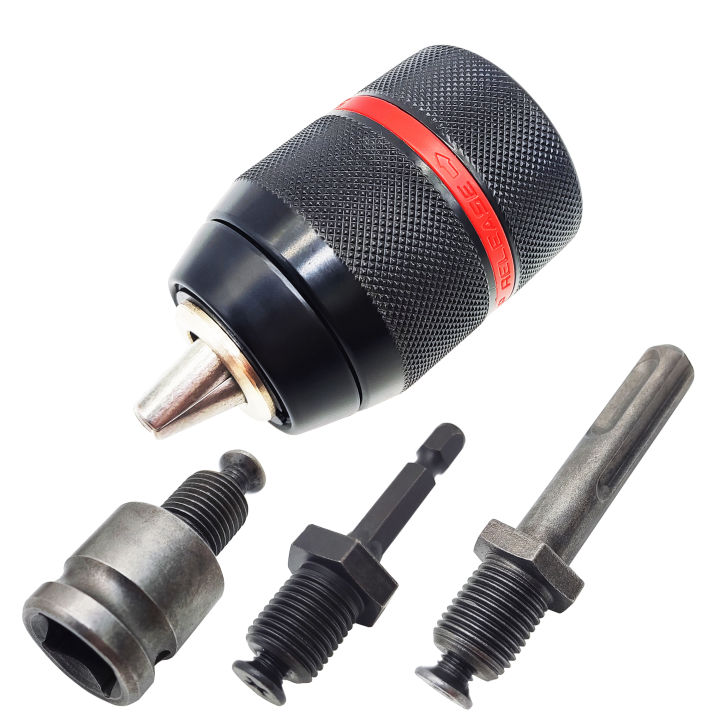 Metal Heavy Duty 1/2-20UNF 13mm Keyless Drill Chuck Hex Shank/SDS ...