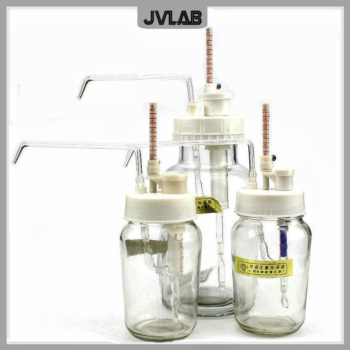 Bottle Top Dispenser Glass Reagent Dispenser Transparent Semi-automatic ...