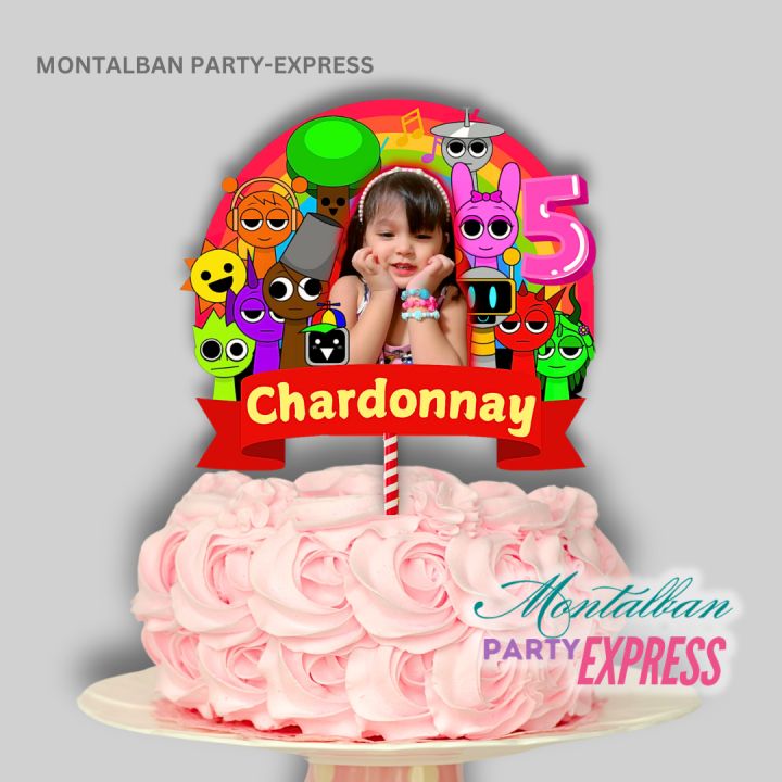 Personalized Sprunki Incredibox Cake and Cupcake topper decoration DIY ...
