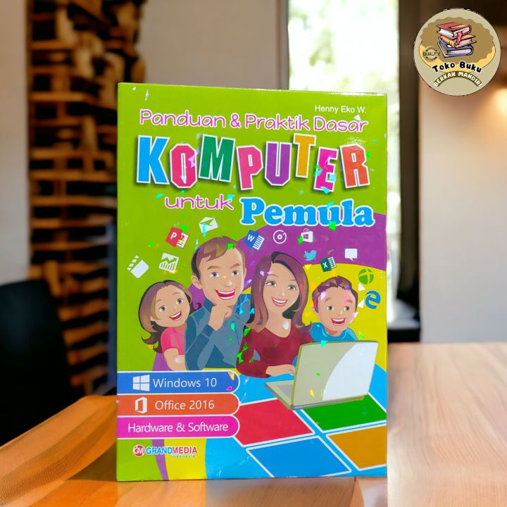 buku panduan dan praktik dasar komputer untuk pemula (15×25cm) | Lazada ...