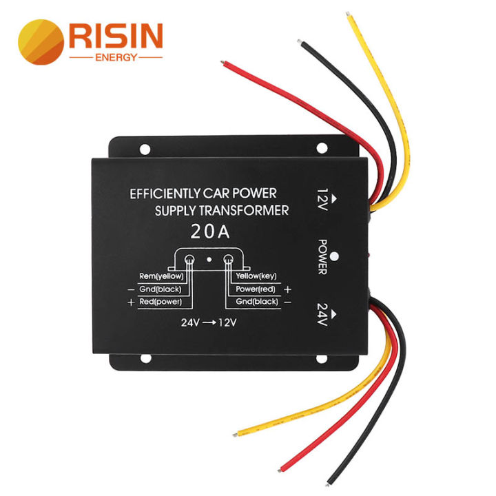 Guaranteed Quality RISIN 10A 20A 30A DC to DC 24V to 12V Converter ...