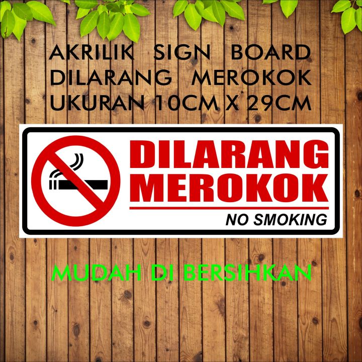 Stiker Dilarang Merokok Sticker Dilarang Merokok Tulisan Dilarang ...