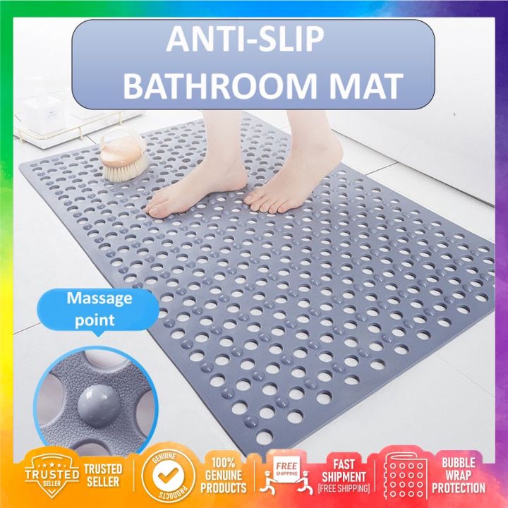 Bathroom Shower Mat Anti-slip Bathroom Mats PVC Floor Mat Waterproof ...