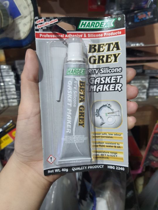 Original Hardex Beta Grey (gray) RTV Silicone Gasket Maker 40g | Lazada PH