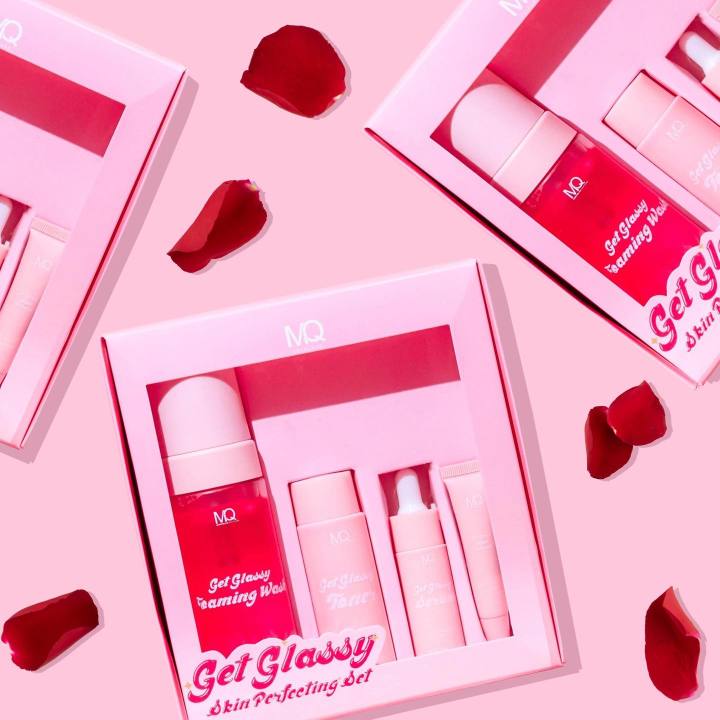 M.Q COSMETICS Get Glassy Skin Perfecting Set (NEW PACKAGING} | Lazada PH