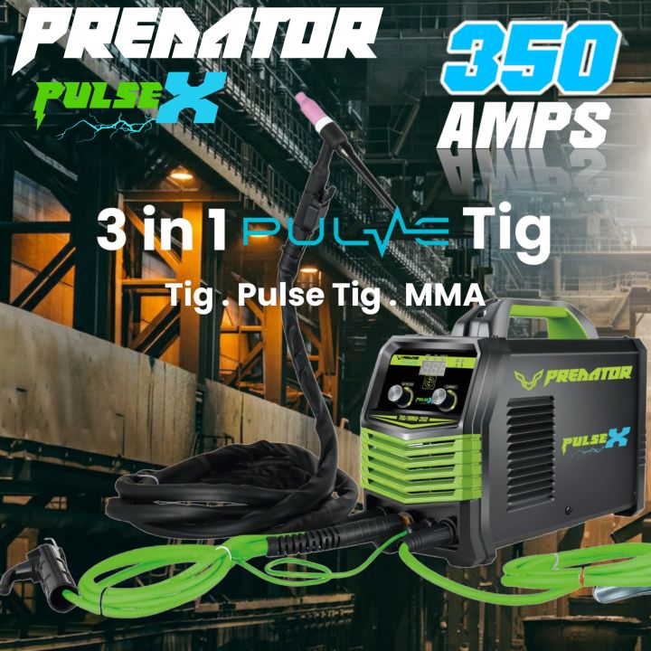 Predator Pulse Tig 350 amps 3in1 Welding Machine function full bridge ...