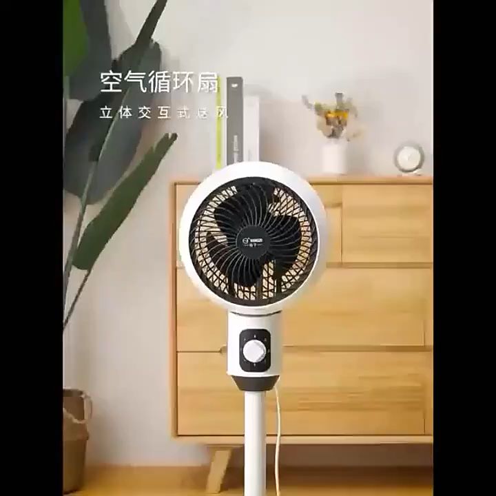 LXL 3 Speed Cooling Stand Fan Quiet Mechanical Rotating Fan Home ...