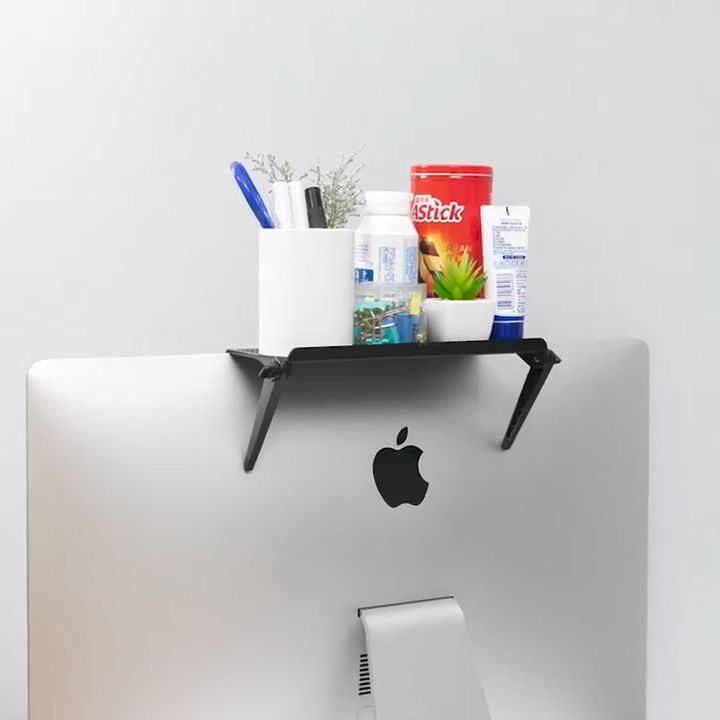 O-KAY Punch-free Computer Monitor Rack TV Set-top Box Screen Bracket ...