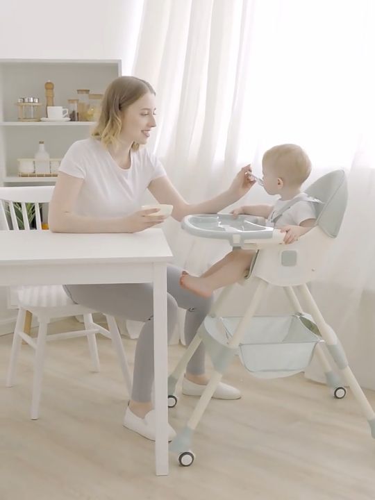 Baby MultiFunction Foldable Dining High Chair Baby Dining Chair Baby ...