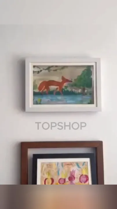 TOPSHOP Kids Art Frames, Front Opening Picture Display for 3D Art, A4 ...