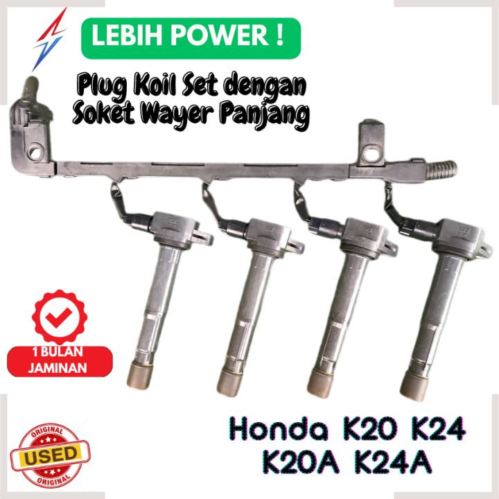 HONDA K20 K24 K20A K24A Ignition Plug Coil TEC Plug Coil HONDA Accord ...