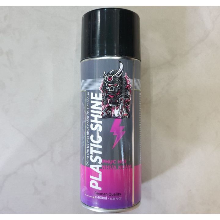 Chai xịt phục hồi dàn áo, nhựa nhám, nhựa đen, dưỡng bóng dàn áo,dưỡng ...