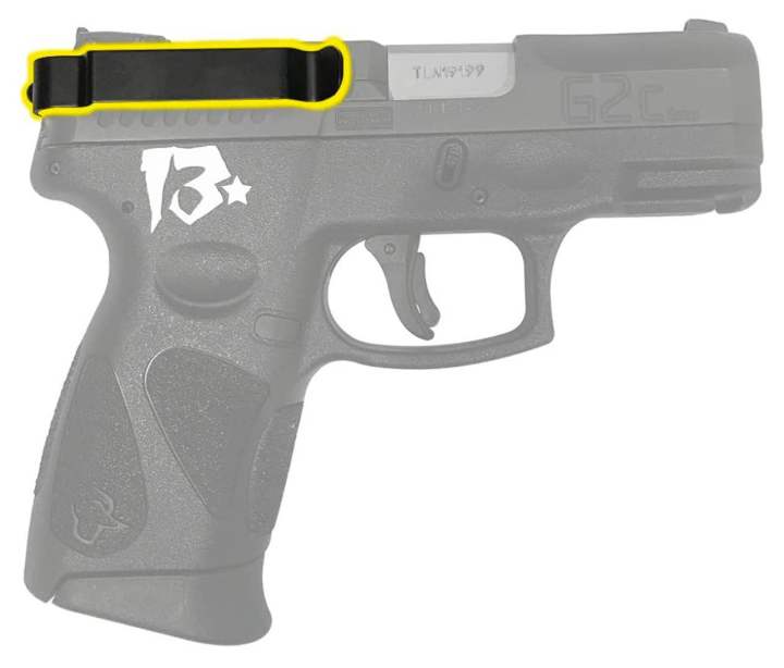 Taurus g3 & g2 series Low Profile Slim Gun Belt Clip - IWB Minimalist ...