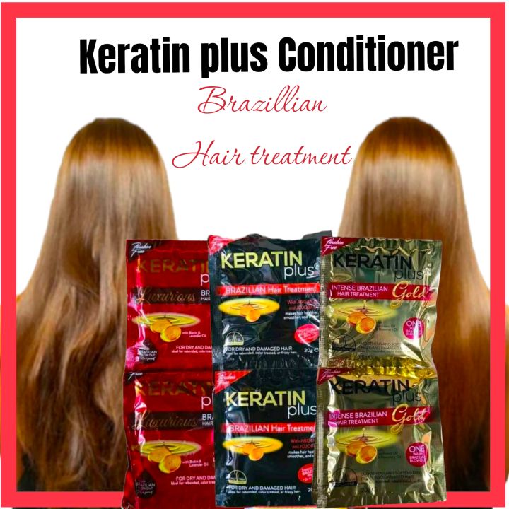 12 Sachets Keratin Plus Conditioner Brazillian Hair Treatment and Easy ...