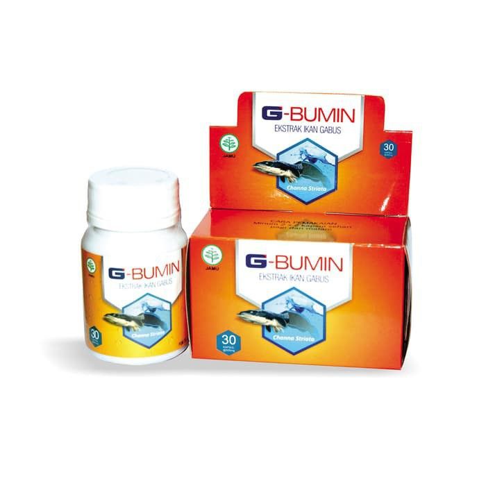 G-Bumin - Ekstrak Ikan Gabus Isi 30 Kapsul | Lazada Indonesia
