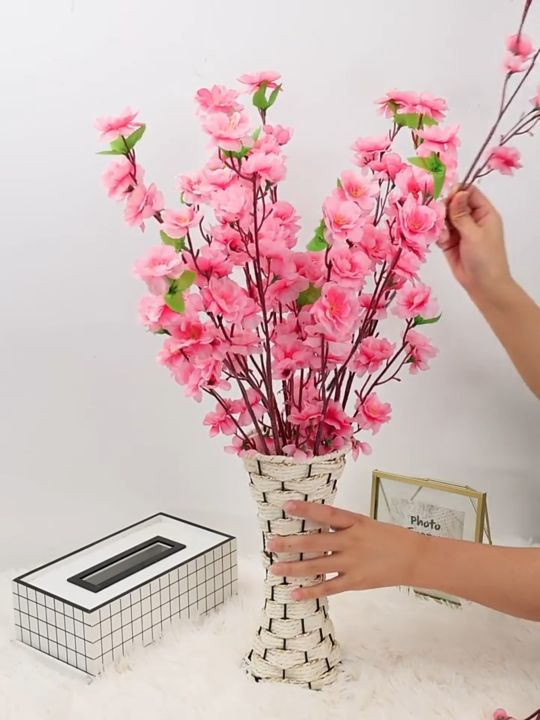1 Bunch Simulation Cherry Blossom Branch Fake Cherry Blossom Flower ...