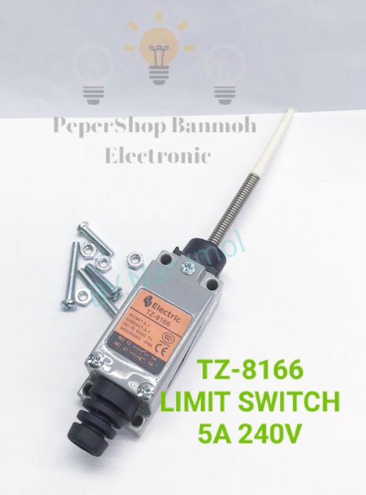 (แพ็ค1ตัว) ลิมิตสวิทช์ TZ-8166 LIMIT SWITCH 5A 240V | Lazada.co.th