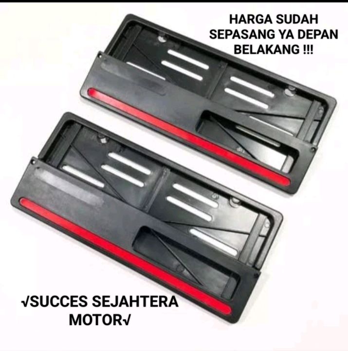 Bingkai Cover Rumah Tatakan Plat Nomor Motor Model List Bebek,Matic ...