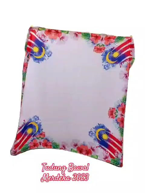 MERDEKA BAWAL 2023|HIJAB MERDEKA |CHIFFON MATERIAL | Lazada