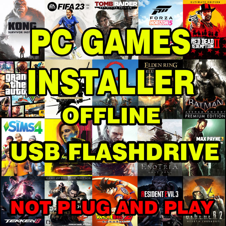 PC GAMES INSTALLER USB FLASHDRIVE 32/64GB OFFLINE | Lazada PH