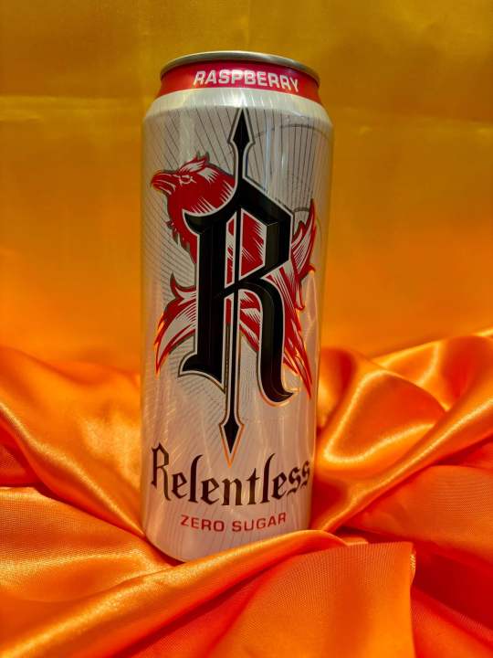 Relentless Raspberry Zero Sugar Energy Drink 500ml (Imported from UK ...