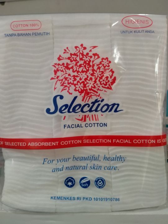 kapas wajah selection 75gr ukuran paling besar | Lazada Indonesia