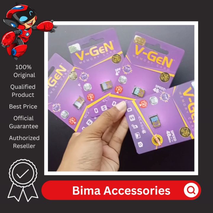 Memory Card VGEN Micro SD Card V-GEN Original 4gb 8gb 16gb 32gb 64gb ...