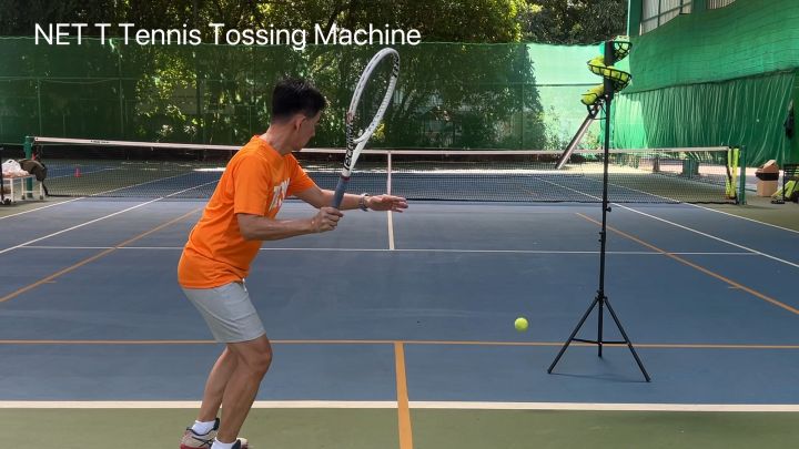 NET T Tennis Tossing Machine (No Electronic) เครื่องโยนลูกเทนนิส ไม่ใช้ ...