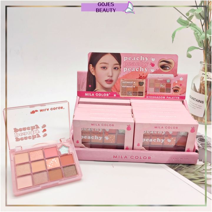 Mila Color Peachy Eyeshadow Palette | Lazada