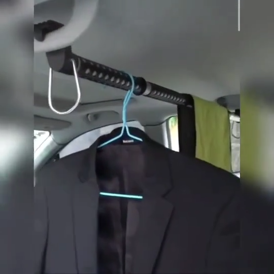 Universal Car Hanger Bar For Clothes Adjustable Car Hanger Rod ...