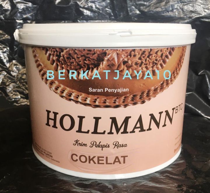 Hollmann Butter Cream Holman Rasa Cokelat Topping Kue 1kg | Lazada ...