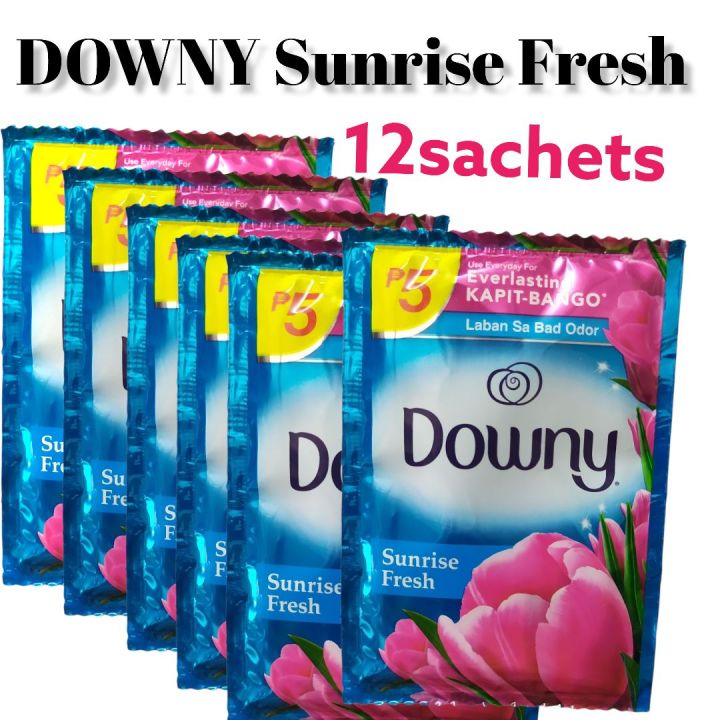 DOWNY Fabric Conditioner 12Sachets Anti-bac Sunrise and Pink Long ...