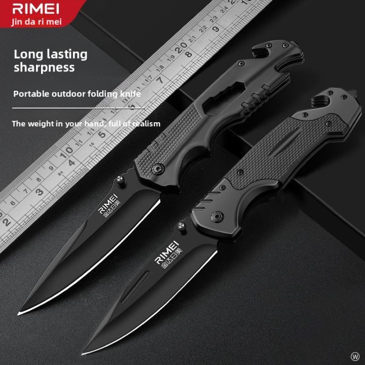 RIMEI | Portable Folding Knife for Self-Defense and Outdoor Survival ...