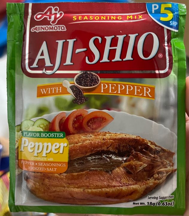 AJI-SHIO with pepper seasoning mix 18 grams | Lazada PH