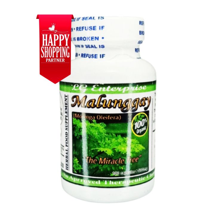 Malunggay Capsule Herbal Food Supplement 100 Capsules X 500mg | Lazada PH